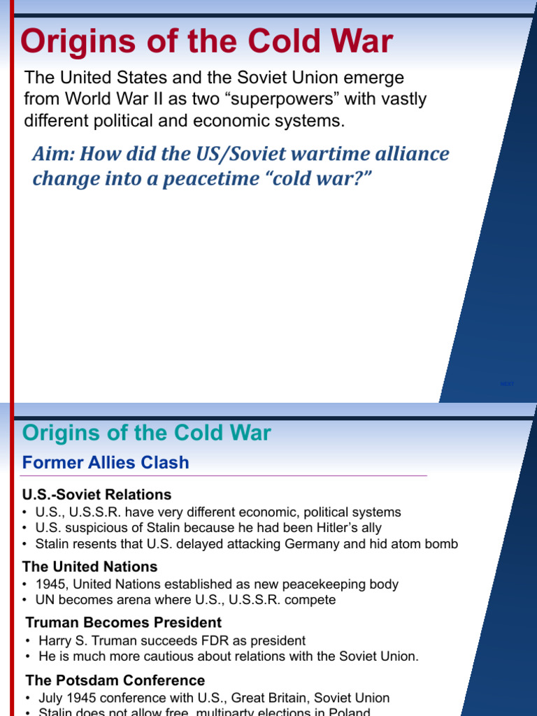 Presentation 8 - The Cold War | PDF | Mc Carthyism | Korean War