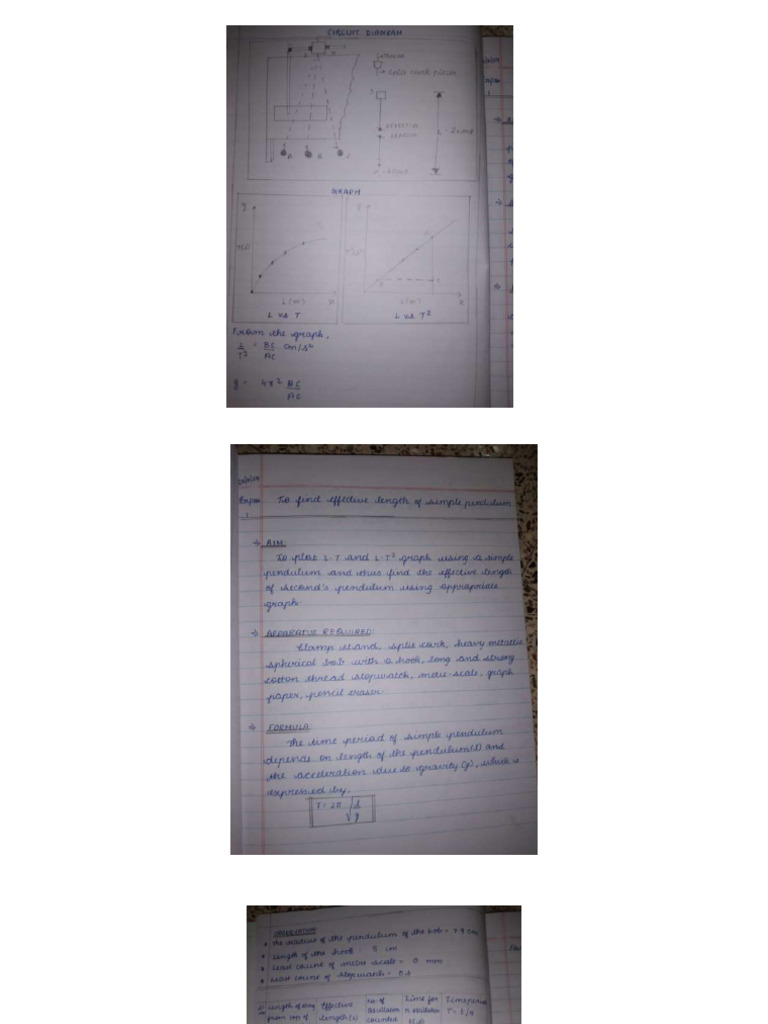 Phy RECORD-Expt1 To 4 | PDF