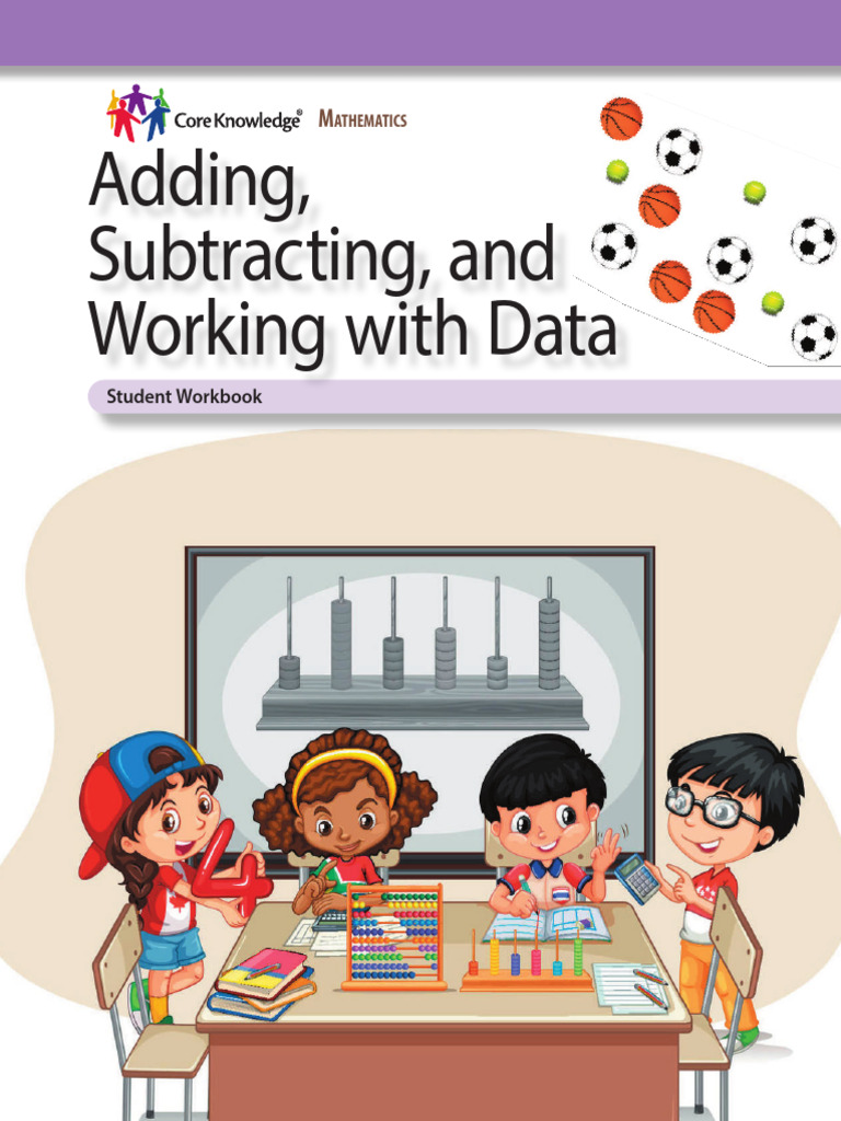 Adding, Subtracting, and Working With Data - Grade 1 Workbook | PDF