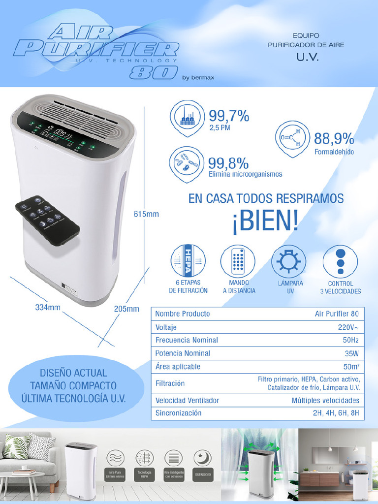 Air Purifier 80 | PDF
