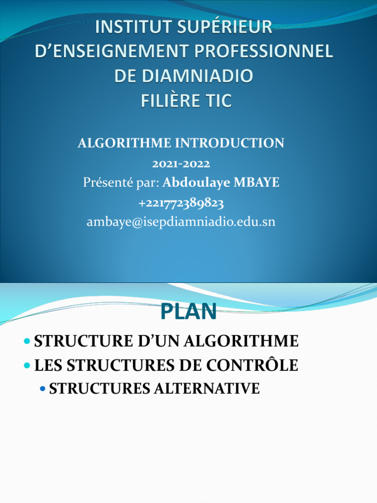 Algorithme 2-3 | PDF