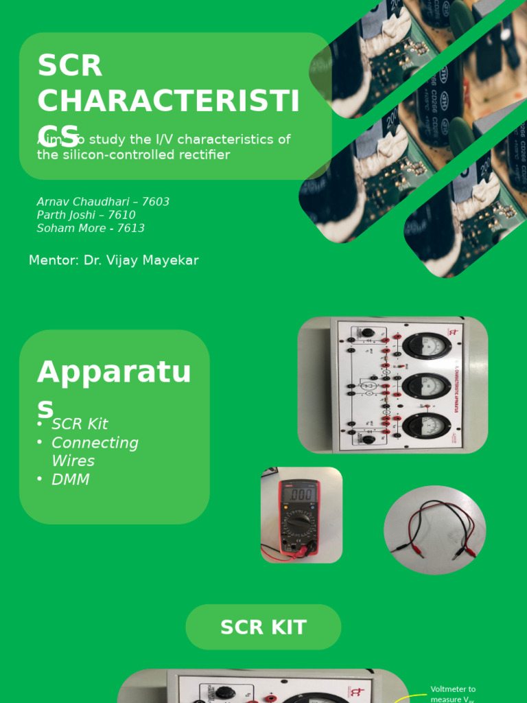 SCR Characteristics | PDF