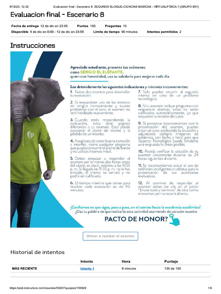 Evaluación Final - Escenario 8 HS1 | PDF