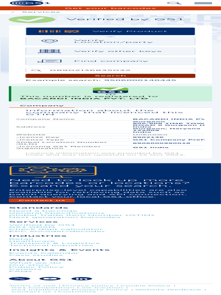 Verified by GS1 Results GS1 | PDF