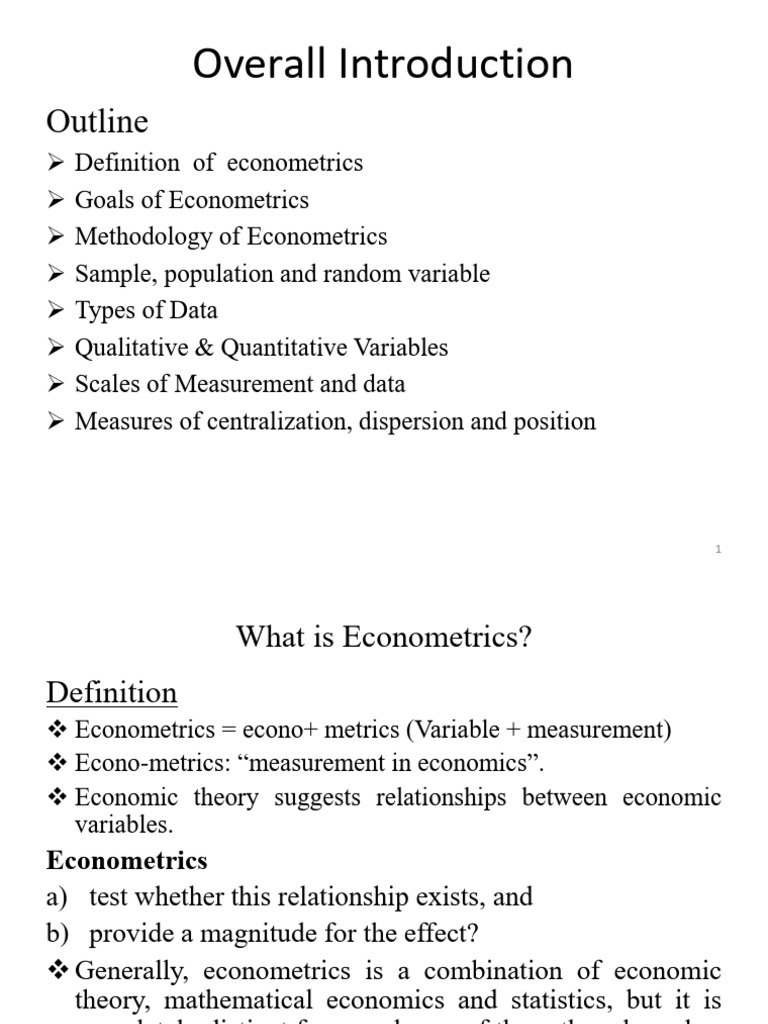 Overall Introduction | PDF