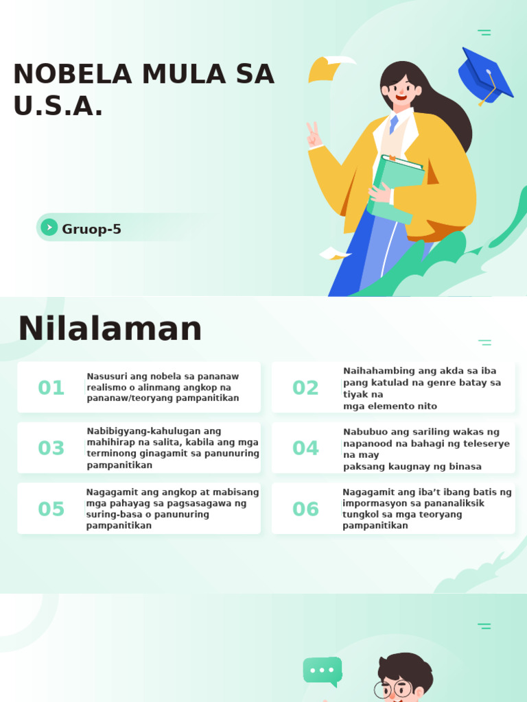 Nobela Sa Amerika Reporting | PDF