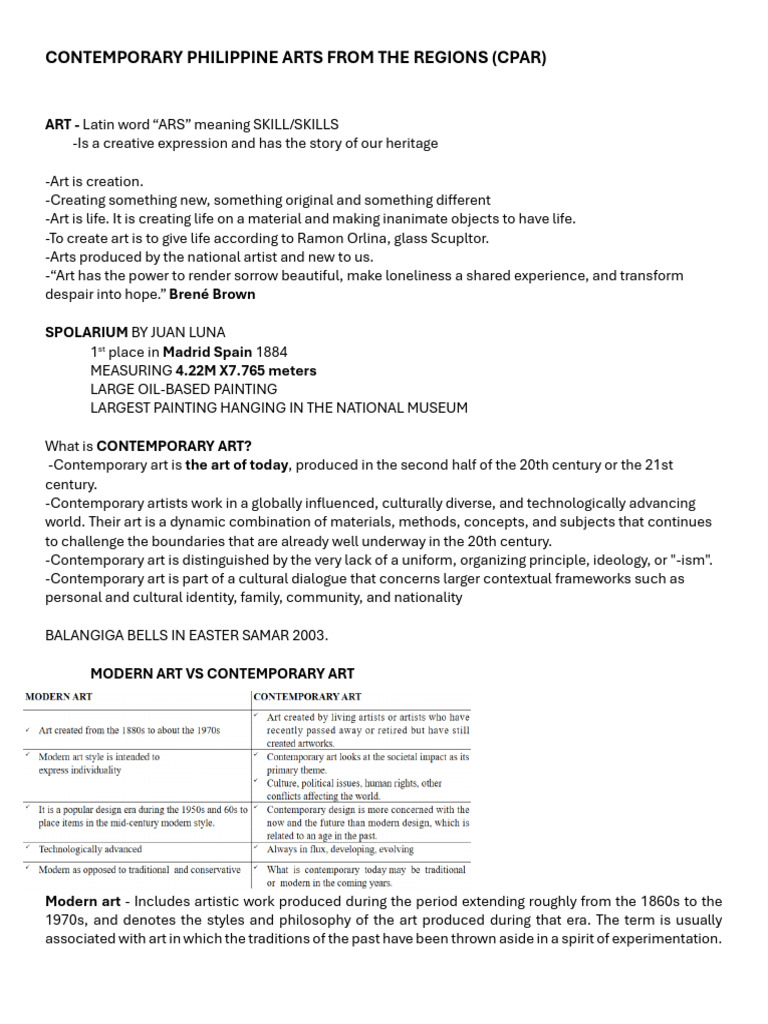 CPAR Reviewer | PDF | Composition (Visual Arts) | Shape