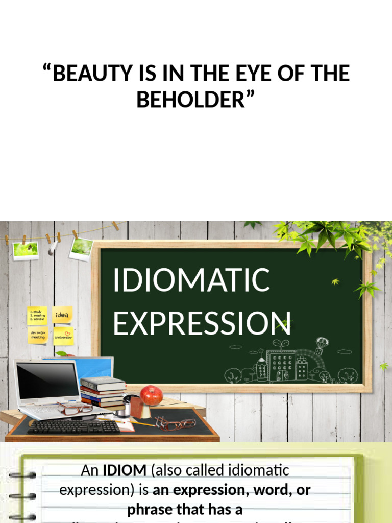 Idiomatic Expressions | PDF