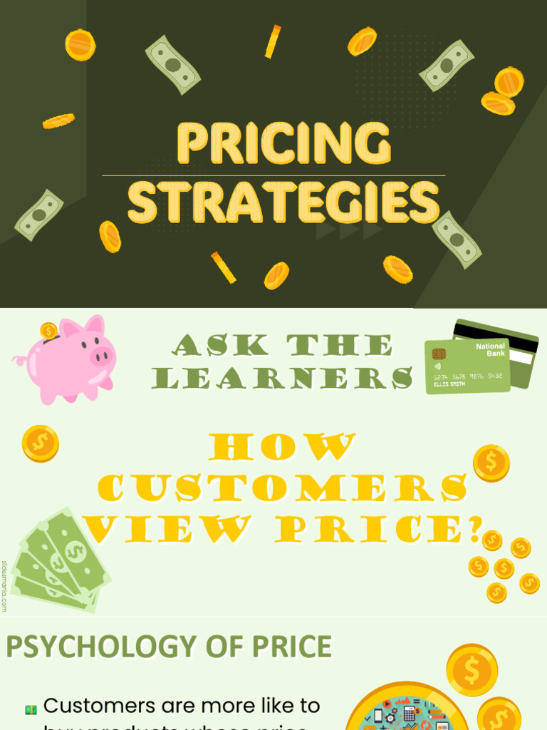 Pom Q2.1 Pricing Strategies | PDF