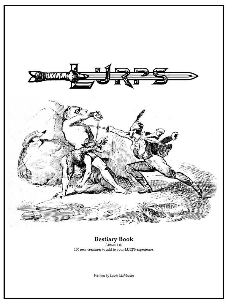 LURPS Bestiary | PDF