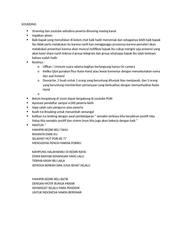 SOUNDING webinar | PDF