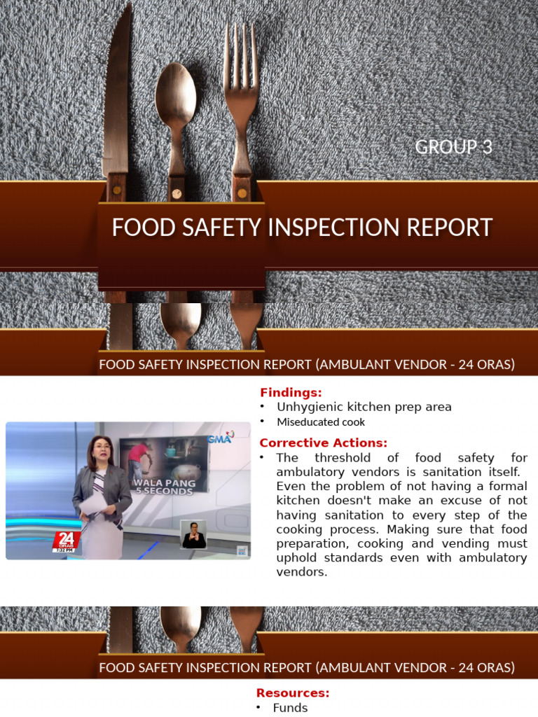 FSI Repport Group 3 | PDF | Food Safety | Kitchen