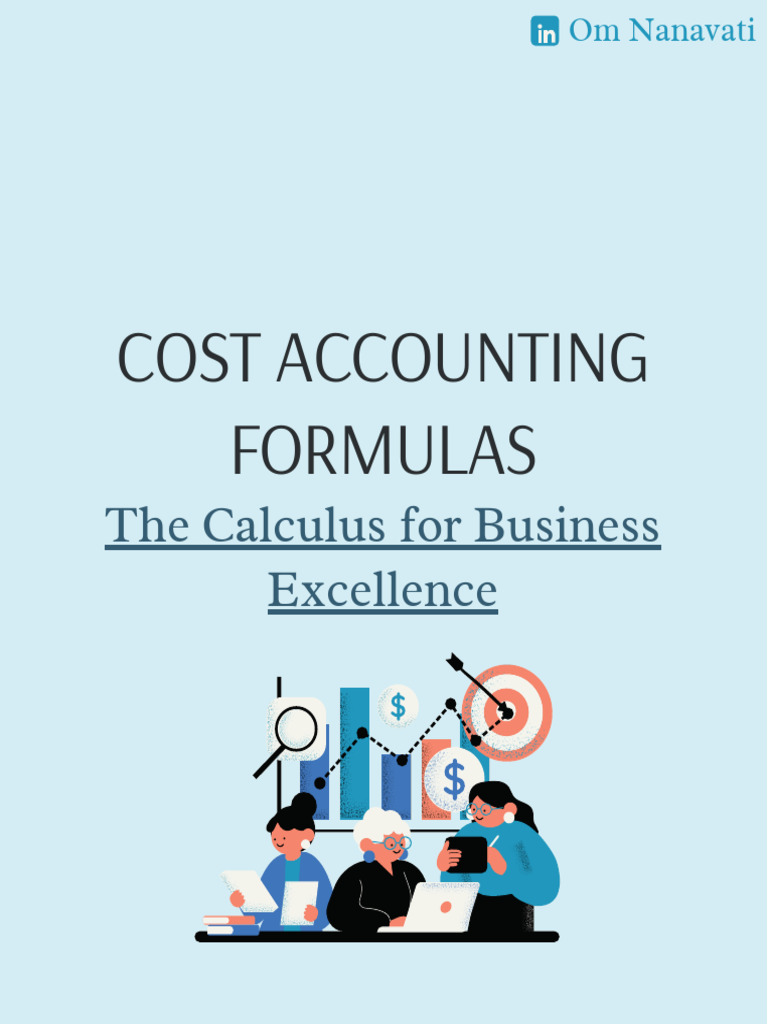 Cost Accounting Cheat Sheet | PDF
