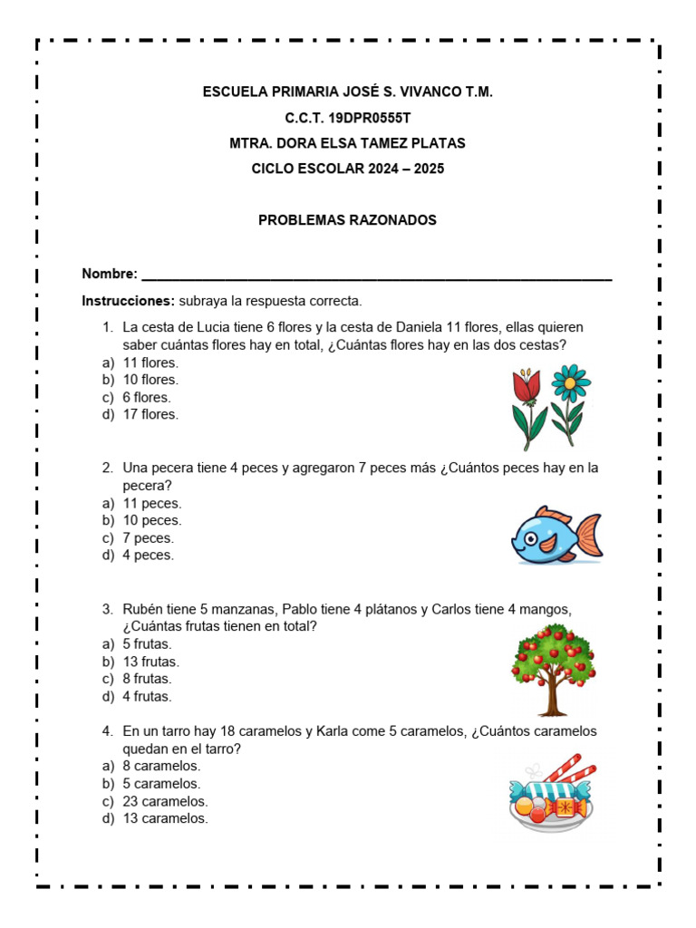 4 B - Problemas Razonados | PDF