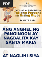 Mga Dasal ng Katoliko sa Tagalog | PDF | Languages Of Southeast Asia ...