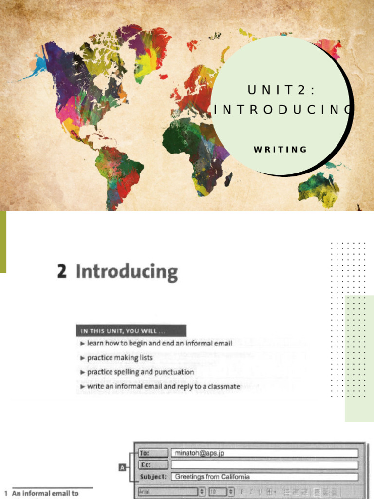 Writing - Unit 2 Introducing | PDF
