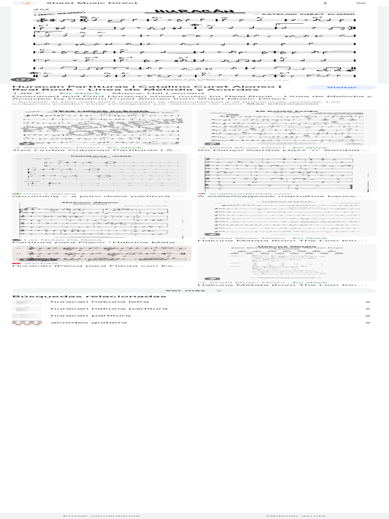 Canto Huracan Hakuna Acordes PDF - Búsqueda de Google | PDF