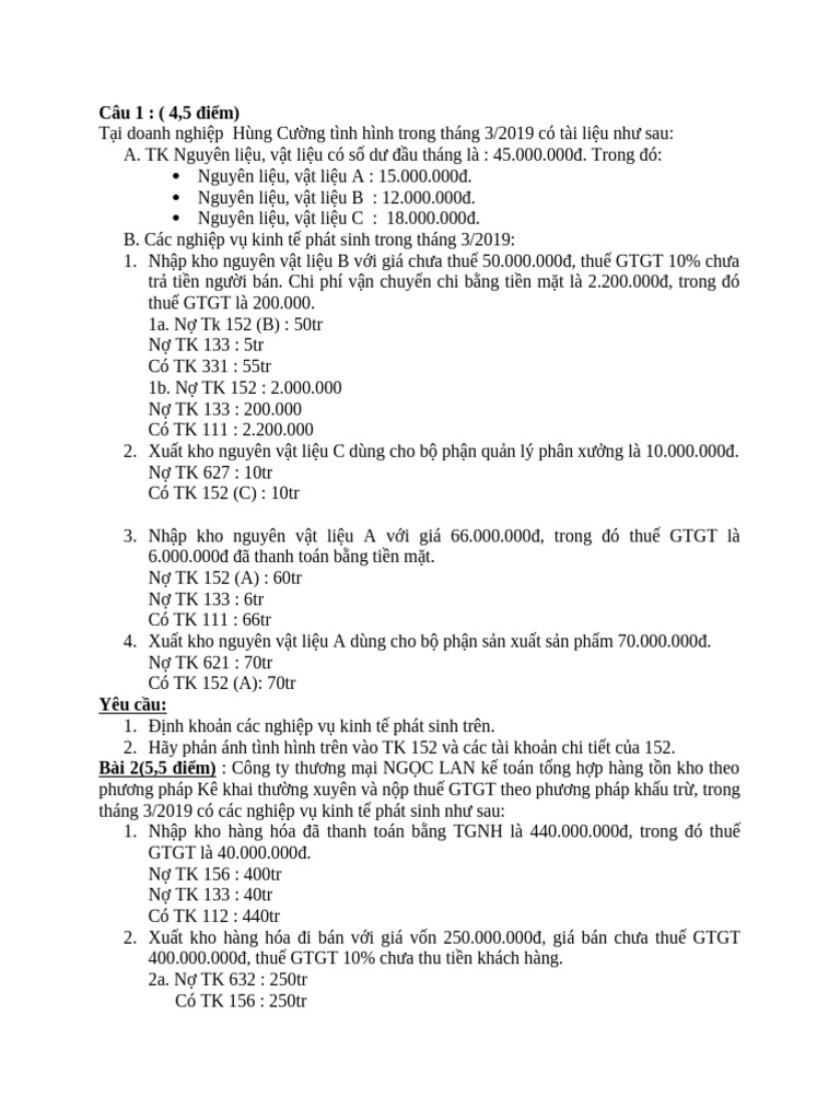 BÀI ÔN SỐ 5 - NLKT 2023 | PDF