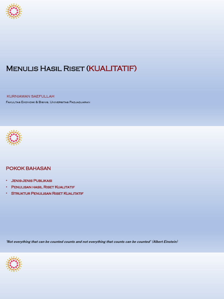 MMKMT - Penulisan Hasil Riset | PDF