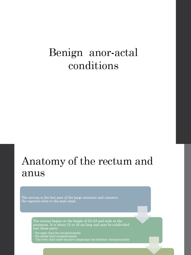 Benign Anor-Actal Conditions - 050413 4 | PDF