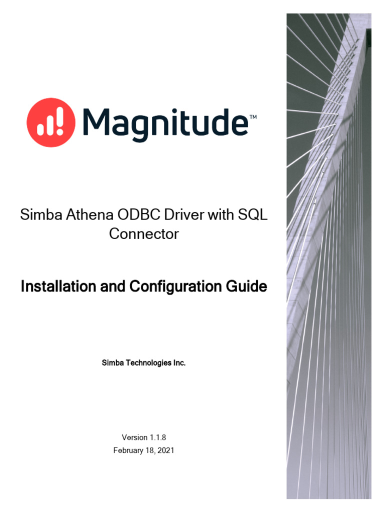 Simba Athena ODBC Install and Configuration Guide | PDF