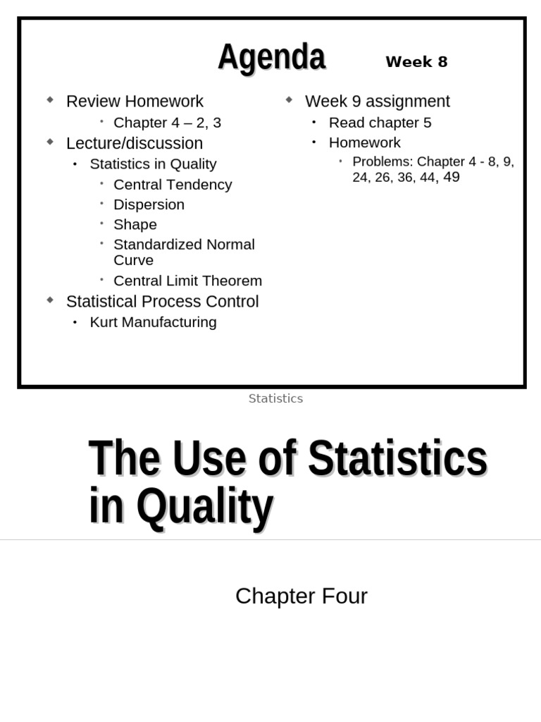 Ch04 Statistics | PDF