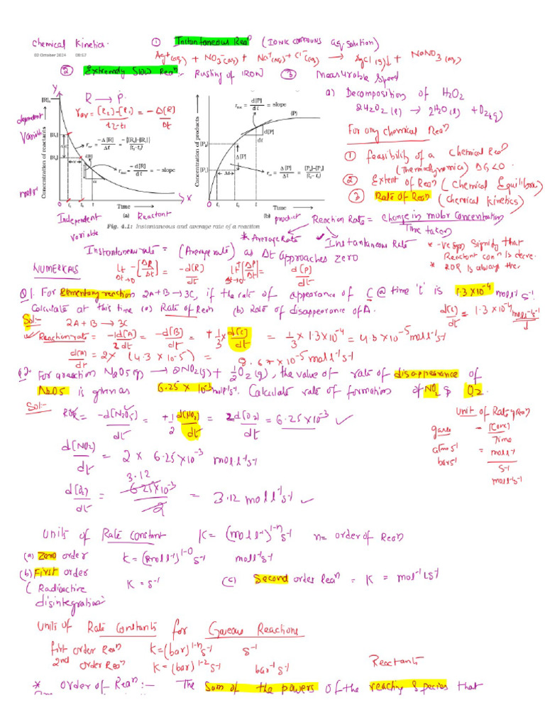 Mechanism of Complex Reactions - 241004 - 103517 | PDF