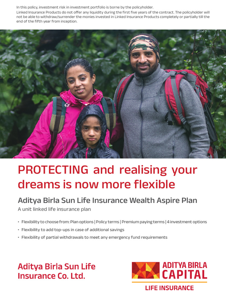 ABSLI Wealth Aspire Plan V5_Brochure_Web Version | PDF