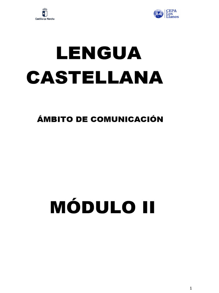 03 Módulo 2 LENGUA | PDF