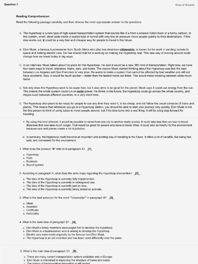 Reading Task 1 - AK | PDF