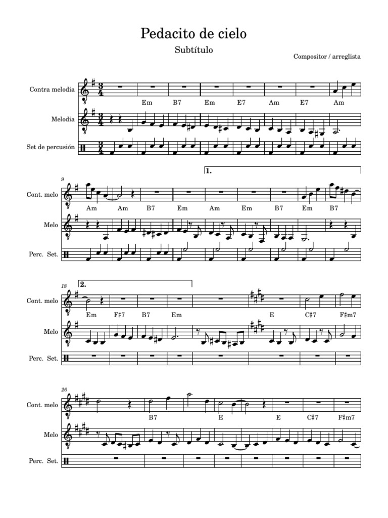 Pedacito de Cielo em | PDF