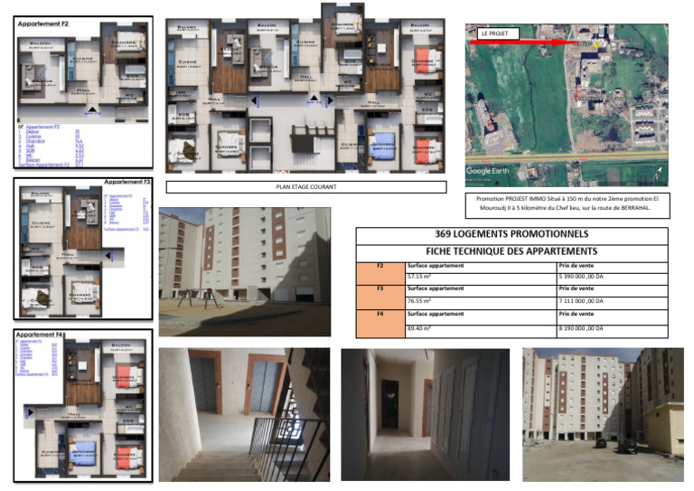 Fiche Technique Des Appartements | PDF