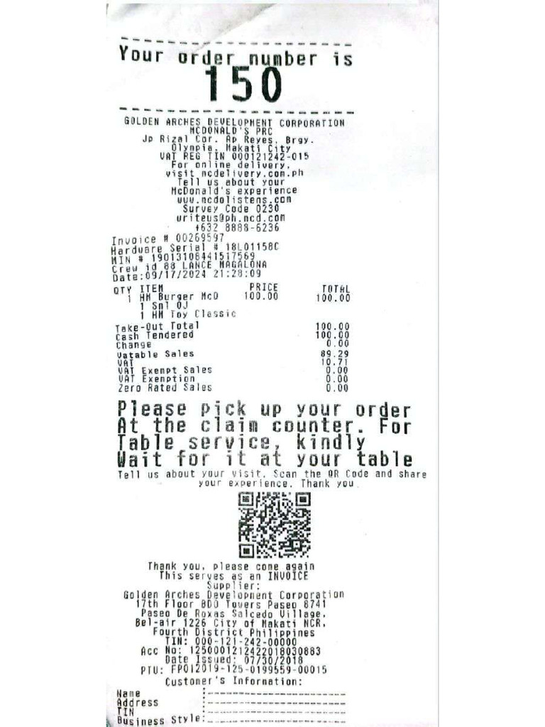 Reciept Photo - 2024-09-18 - 20-10-47 150 PDF | PDF