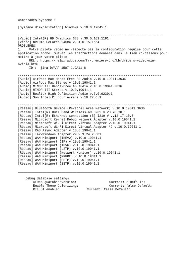 System Compatibility Report | PDF