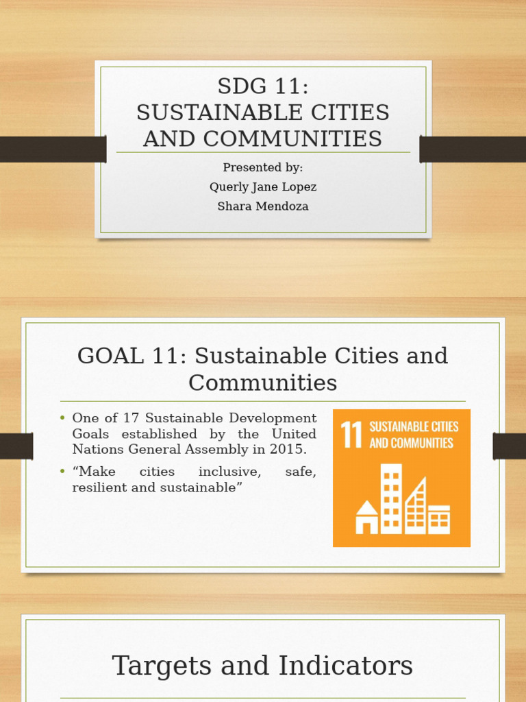 SDG 11 | PDF