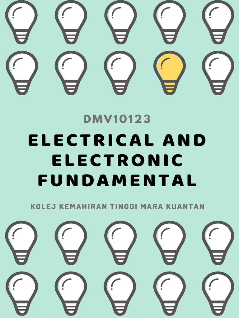 Module DMV10123 Electric and Electronic Fundamental | PDF