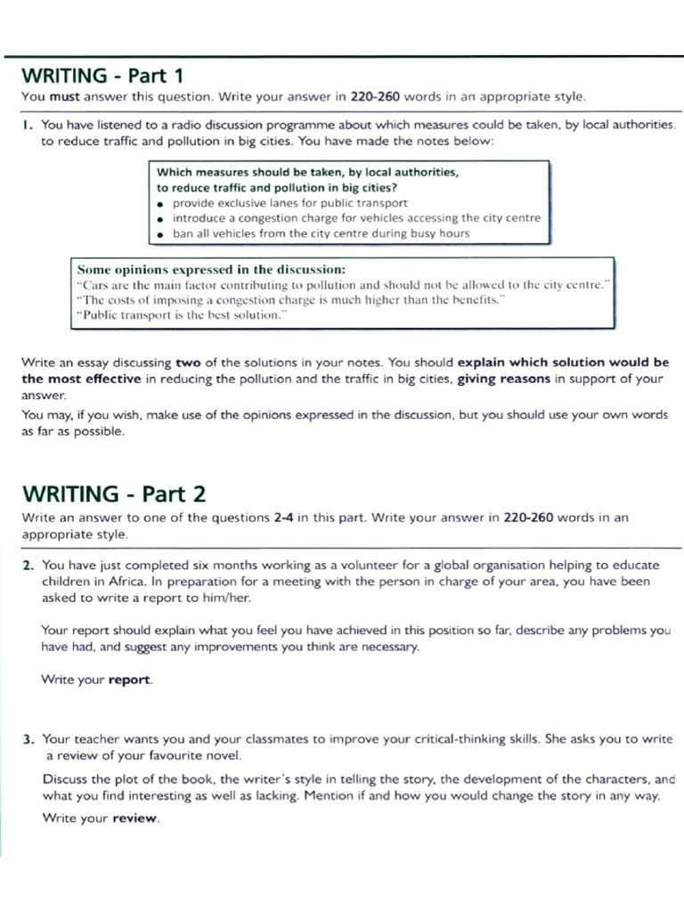 G4 Mock Written Test | PDF