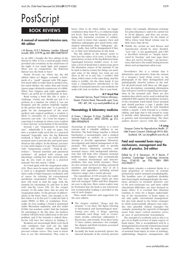 Postscript: Book Reviews | PDF