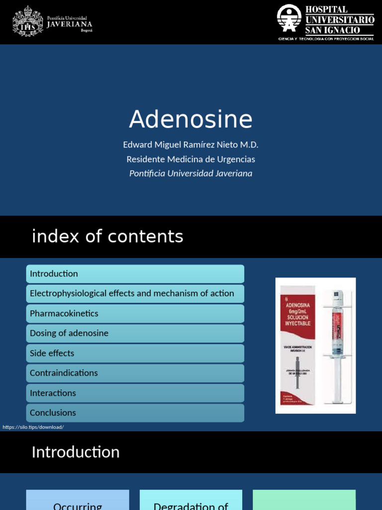 Adenosine | PDF