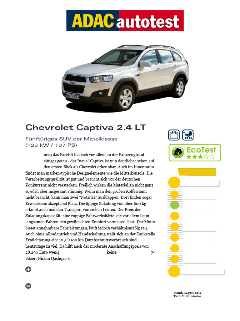 Chevrolet Captiva 2 4 LT 2WD | PDF