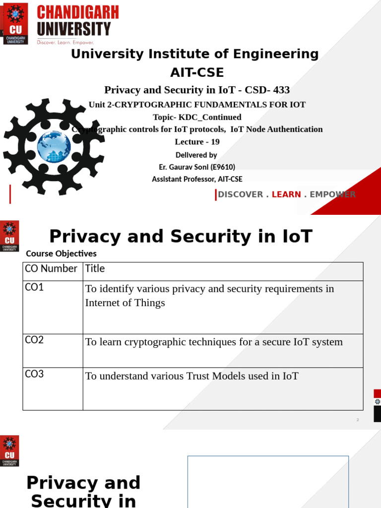 CST - 433 - PSI - Controls - Built - intoIOTand - IoT Node Authentication - 01 | PDF | Internet ...
