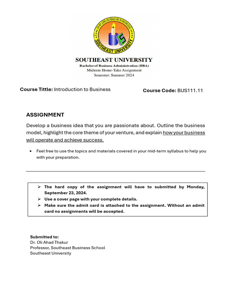 BUS111.11 Mid-Term Assignment | PDF | Art