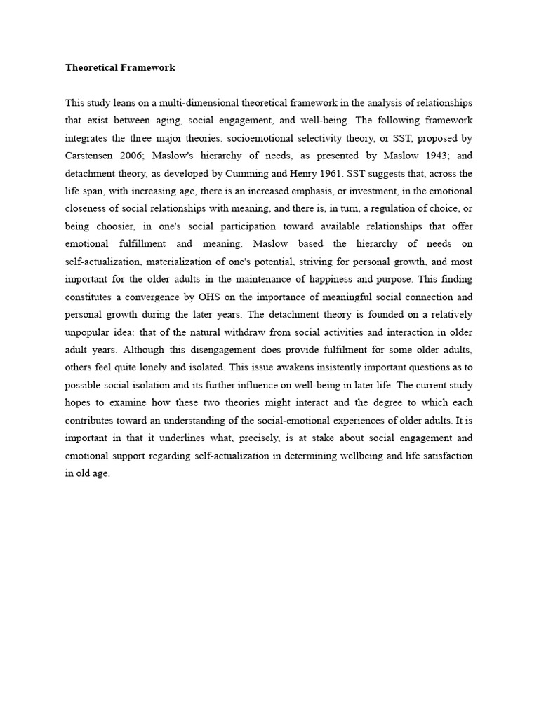 Theoretical Framework | PDF