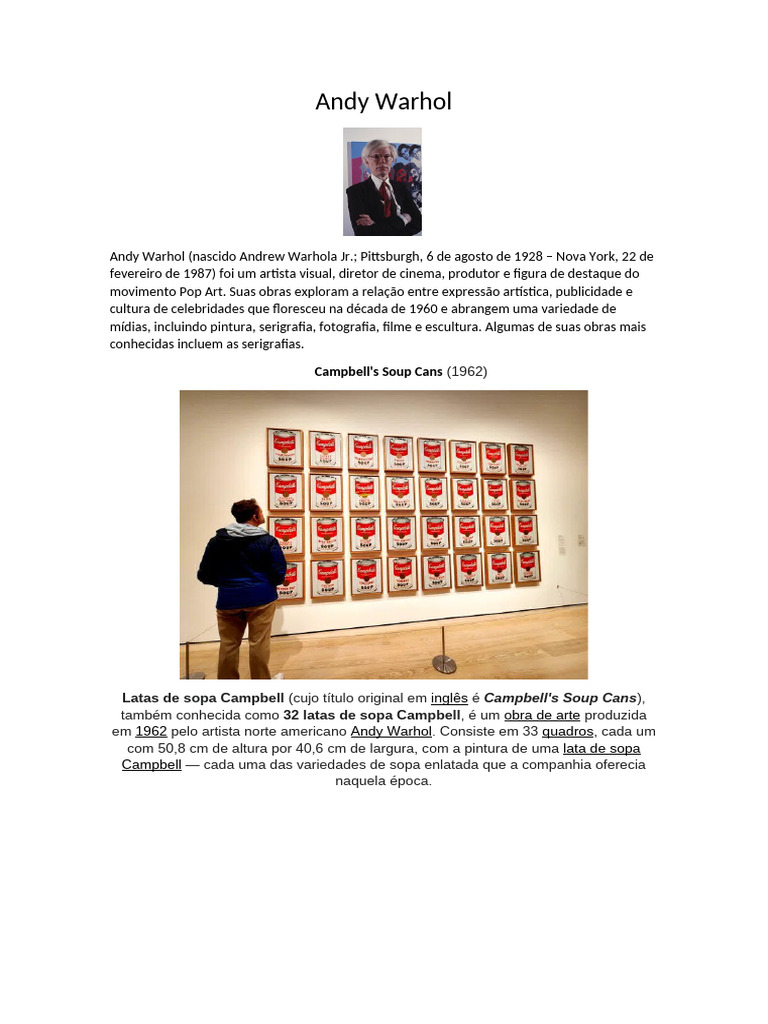 Andy Warhol | PDF