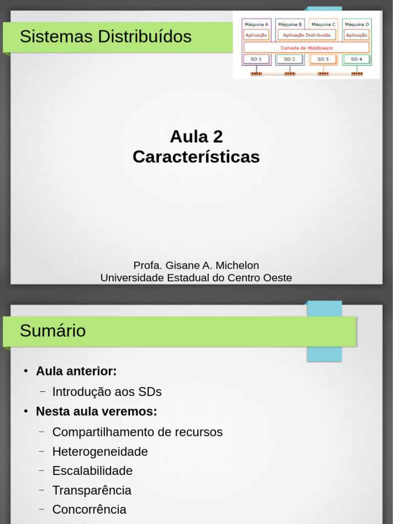 Aula2 Características | PDF | Informática | Informática