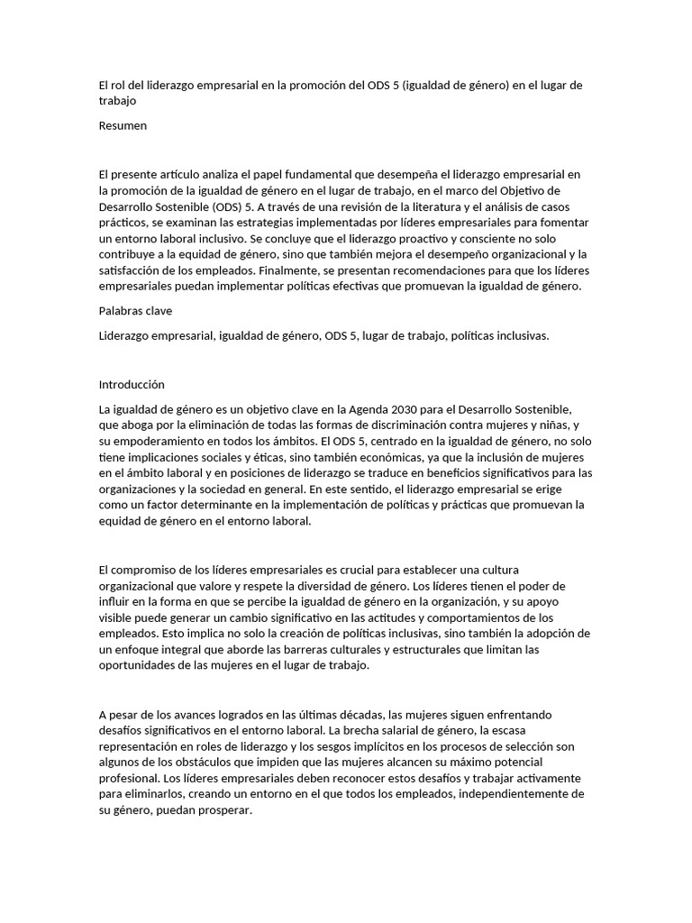 Ods 5 | PDF