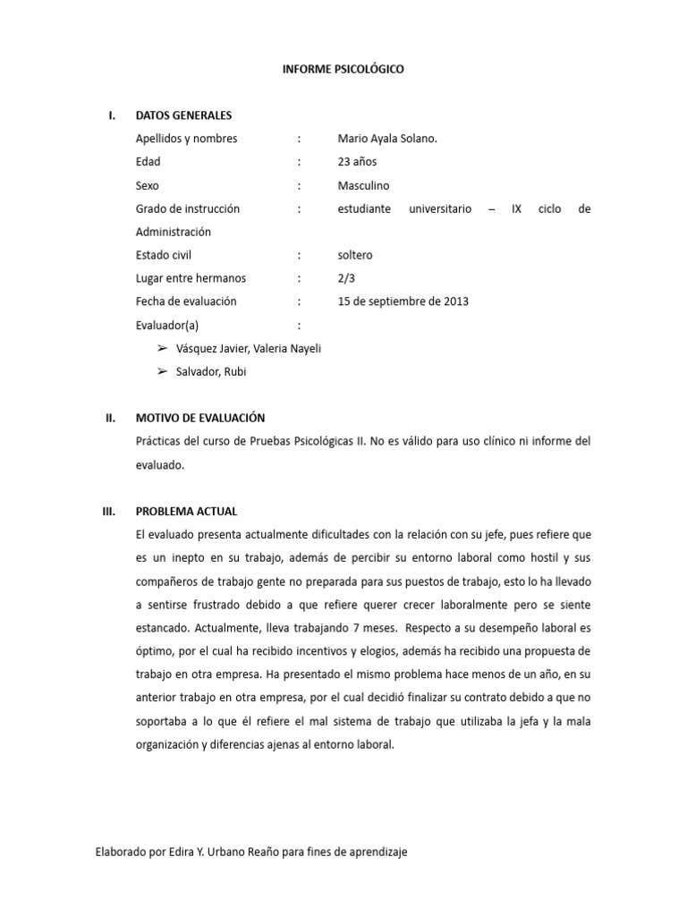 Informe Integrado | PDF