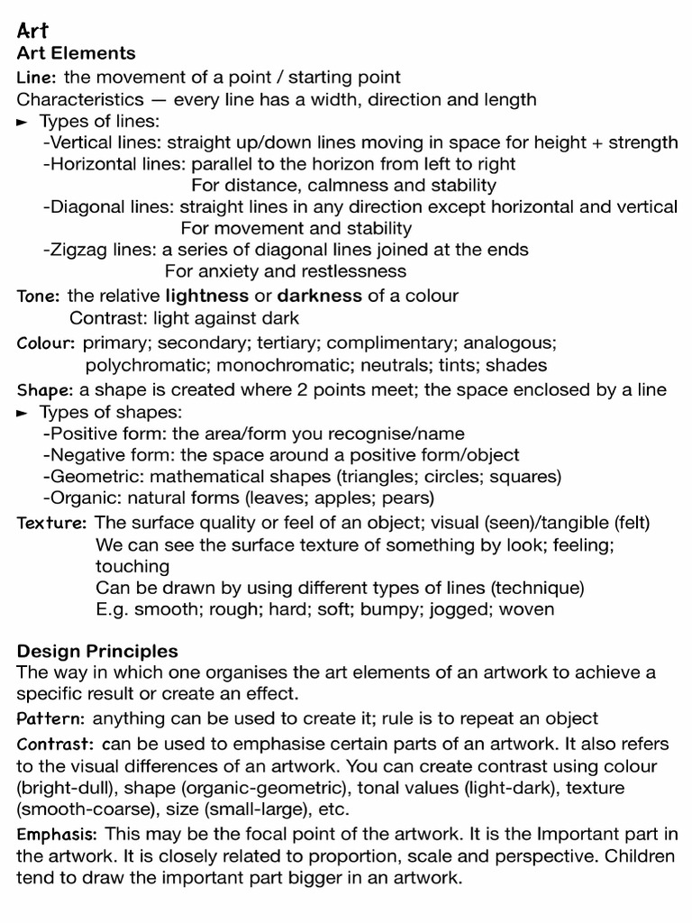 Grade 9 Art | PDF