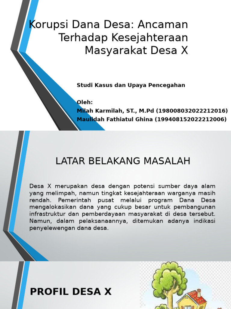 Studi Kasus Korupsi Dana Desa | PDF