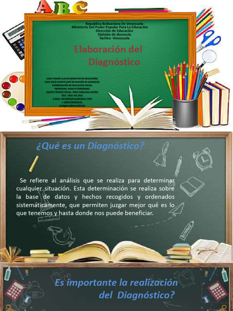 Elaboracion Del Diagnostico | PDF | Enseñando | Salud y bienestar